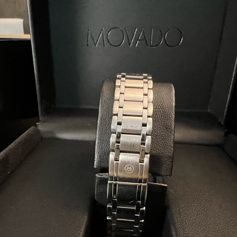 Movado Swiss Made Round Back Face Watch - Gem